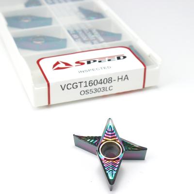 China VCGT160404 VCGT160408 High Precision Aluminum Carbide Inserts for sale