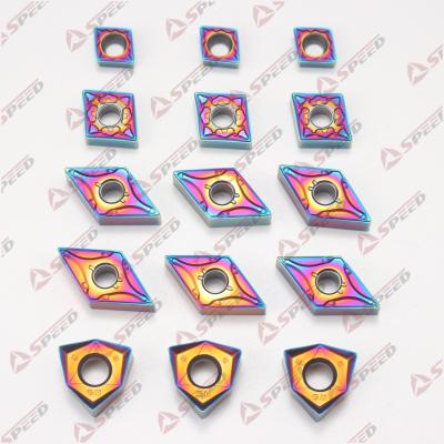 China Nano Blue Coating Carbide Turning Insert WNMG080408 SNMG120408 for sale