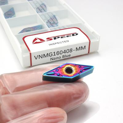 China Nano-blue Coating Turning Inserts Tnmg16 Wnmg08 Cnmg12 Vnmg16 for Hard Steel CNC Carbide Cutter for sale