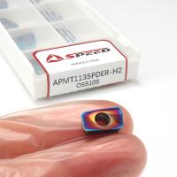 China Speed APMT1135PDER Blue Nano Carbide Milling Inserts with Premium PVD/CVD Coating for sale