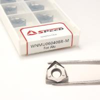 China Speed Precision WNMU060408 Tungsten Carbide Inserts For Aluminum With Polished/DLC Coating for sale