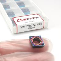 China Speed HRC30-60 CCMT09T304 Carbide Inserts With Nano-blue/CVD/PVD Coating For CNC Turning Insert for sale