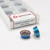 China Durable Carbide Milling Insert Nano Blue Coating APMT/RDMT Inserts For Metalworking Applications for sale