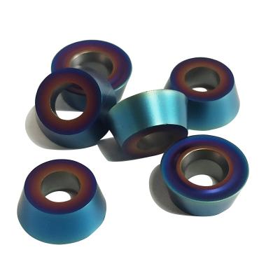 China Metalworking RDMT Insert With Nano Blue Coating Color Carbide Milling Inserts for sale