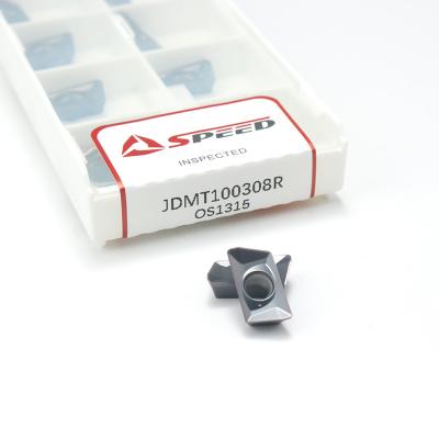China Speed Carbide Milling Insert JDMT100308R With Black And Bronze Durable Coating Milling Tool for sale