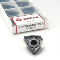 China SPEED WNMG080404/08/12 Carbide Turning Insert With Nano Blue And Balzer PVD Coating for sale