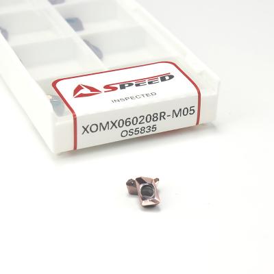 China Speed Carbide Milling Inserts XOMX060204R/XOMX10T308TR/XOMX120408TR CNC Cutting Tool for sale