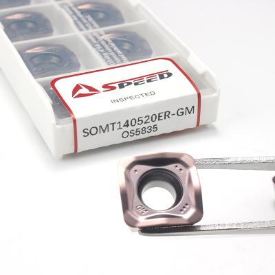 China SOMT080304 SOMT 12T308PEER SOMT100420ER SOMT140520 Wholesale Somt Fast Feed Carbide Insert For Drilling Indexable Milling Cutter for sale