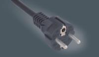 China European AC Power Cord Type C5 220V 2.5A for Home Appliances and Electronics for sale