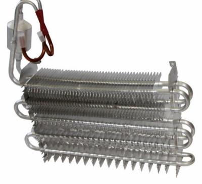 China Refrigerator No Frost Aluminum Evaporator Copper Fin Tube 7.94mm 1.4mm Pitch for sale