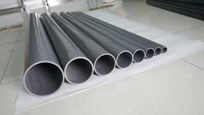 China Grey PVC Pipe Fittings 50-800mm Diameter 100-6000mm Length Round Plastic Pipe for sale