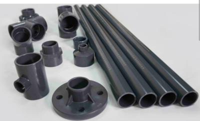 China PVC Pipe Parts 50-800mm Diameter Round Perforated Pipe for Water Supply and Drainage for sale