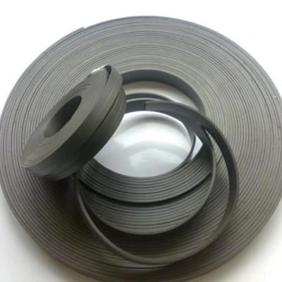 China Flexible Refrigerator Magnetic Strip 1m White PVC Coated Fridge Door Seal Tape for sale