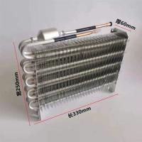 China Aluminum Refrigerator Evaporator 8mm Tube Fin and Tube Core for Commercial Freezer Cooling for sale