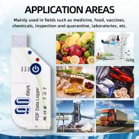 China USB Disposable Temperature Data Logger Temperature Recorder for sale
