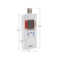 China LCD Display Temperature Recorder, Digital USB PDF Temperature Data Logger for sale