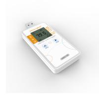 China Disposable USB PDF Digital Temperature Data Logger with LCD Display for sale