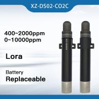 China Temperature humidity Carbon Dioxide Detector Iot Lora Wireless CO2 Monitoring Sensor for Agriculture for sale