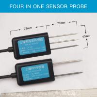China LORA Smart Agricultural Soil Moisture and Temperature Transmitter Soil Temperature and Humidity Sensor for sale