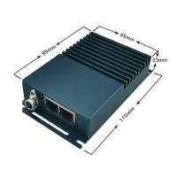 China 100M Dual RJ45 Ethernet Radio Modem Wireless Video Transmitter and Receiver with Aes Encryption for sale