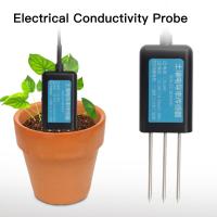 China Iot Lora Wireless Soil Temperature Humidity EC Sensors Soil Moisture Conductivity Sensor for sale