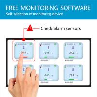 China Low MOQ Thermometer Indoor and Outdoor Data Acquisition Wireless Temperature Sensor for sale