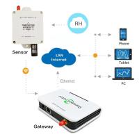 China Wireless Environmental Monitoring Outdoor Indoor Ambient Air Temperature Humidity Transmitter Sensor for sale