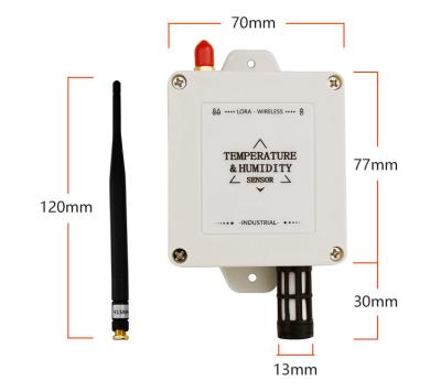 China 915mhz 433mhz 868mhz Temperature Monitoring System Iot Lora Temperature Humidity Wireless Sensor for sale
