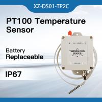 China Battery Replaceable PT100 Wireless Temperature Transmitter Lora Temperature Sensor for sale