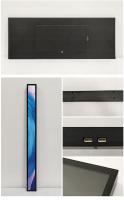 China 27 Inch Stretched Bar LCD Screen FHD Animation Text Digital Signage Shopping Mall Retail Store Elevator Self-Service Business for sale