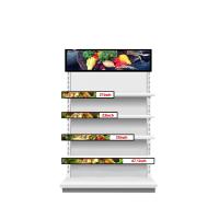 China MJK LCD Stretched Bar Type Digital Signage Ad Player Shelf Screen Shop LCD Advertising Display WiFi Network for sale