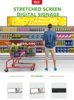 China 18.5 Inch Sunlight Readable Ultra-wide LCD Panoramic Bar Display for Outdoor Industrial Grade Monitor for sale