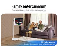 China 21.5 Inch Smart Portable HDTV with Auto Focus Camera Wireless Touch Screen and Built-in LCD Stand for Home Entertainment for sale