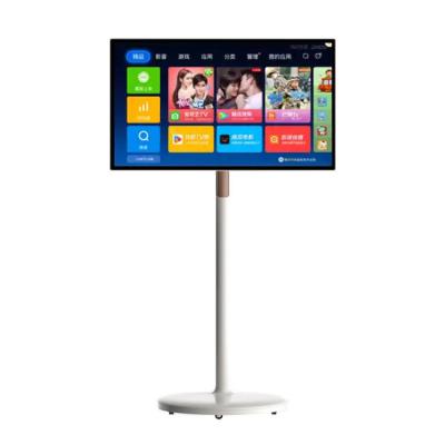 China MJK 32-Inch Full HD 1080p Backlit LCD Portable TV with Built-in Battery Interactive for Family Movie and Singing for sale