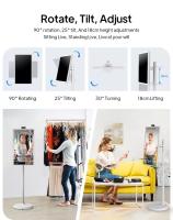 China Smart 21.5 & 27 Inch Portable Android 14 OS Full HD TV Touch Screen with WiFi 2.4G/5G for Home & Family Battery Operated for sale