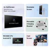 China MJK 21.5 Inch Smart All-In-One Full HD Touch Screen Portable TV with Rotating Design for Entertainment Office & Learning for sale
