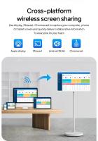 China 27 Inch Portable Touch Screen Digital Poster | 1080p 4+64GB Indoor Smart Signage Stand for sale
