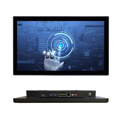 China MJK New 21.5 Inch 1920*1080 16:9 Black Metal Case Capacitive Touch D-SUB Interface Wide Screen Monitor for Business Open Frame for sale