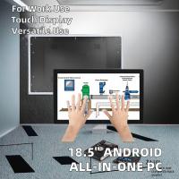 China MJK 18.5 Inch Capacitive Touch LCD Android OS SSD Industrial Use Screen with 1920x1080 Resolution for Port All-in-one Display for sale