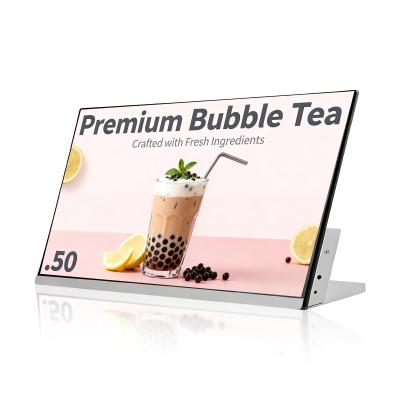China 21.5 Inch HD 1080P Digital Menu Display for Restaurant Food Ordering and Smart Cafe Advertising Screen for sale