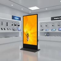 China 43/55/65 Inch Interactive Touch Screen Animation Floor Standing Digital Signage Indoor Advertising Elevator Retail Shopping Mall for sale