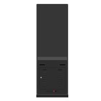 China 65 Inch Full Screen Capacitive Touch Floor-Standing Digital Poster Kiosk Anti-Glare Display Built-In CMS Shopping Mall Elevators for sale