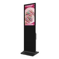 China MJK 43 Inch Indoor Floor Standing Digital Signage with Android OS for Shopping Mall Ads Display | 4K Touchscreen for sale
