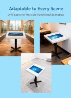 China 55Inch Android Interactive LCD LED Display Built-In Speaker 1 Year for Restaurant/Hotel Advertising 20-Point Capacitive Touch for sale
