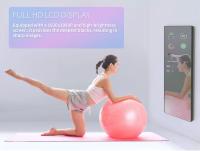 China Interactive Full HD LED Full Body Gym Workout Mirror Smart Fitness Floor-Standing Exercise Tool Healthy Workout Companion for sale