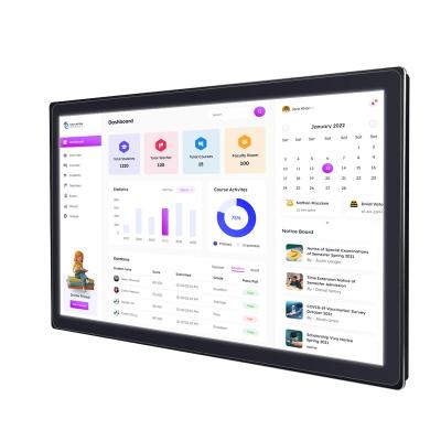 China 2026 New 27 Inch 4K Industrial Capacitive Touch Screen Monitor Full HD Intellitouch for Business USB Interface HMI Interact All for sale