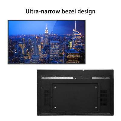 China 49 Inch Wall-Mounted Interactive Touch Digital Poster | Anti-Glare Indoor LCD Kiosk Built-In CMS for Shopping Malls Elevators for sale