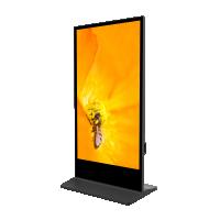 China Floor Standing 75 Inch Lcd Advertising Player 4K Vertical Monitor Totem Touch Screen Kiosk Display Digital Signage for sale