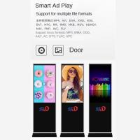 China 55 Inch Vertical Advertising Machine for Shopping Malls Supermarkets Touch Screen LCD Player 3.91mm IP65 Android 11 SDK Support for sale