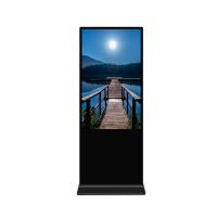 China Commercial 32-86 Inch LCD Floor Stand Free CMS Indoor Totem Digital Signage Display Equipment for Elevator Advertising Video for sale
